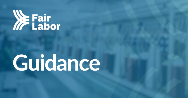 Guidance on ensuring responsible factory retrenchment